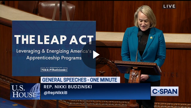 Budzinski Introduces First Bill to Support Apprenticeship & Pre ...