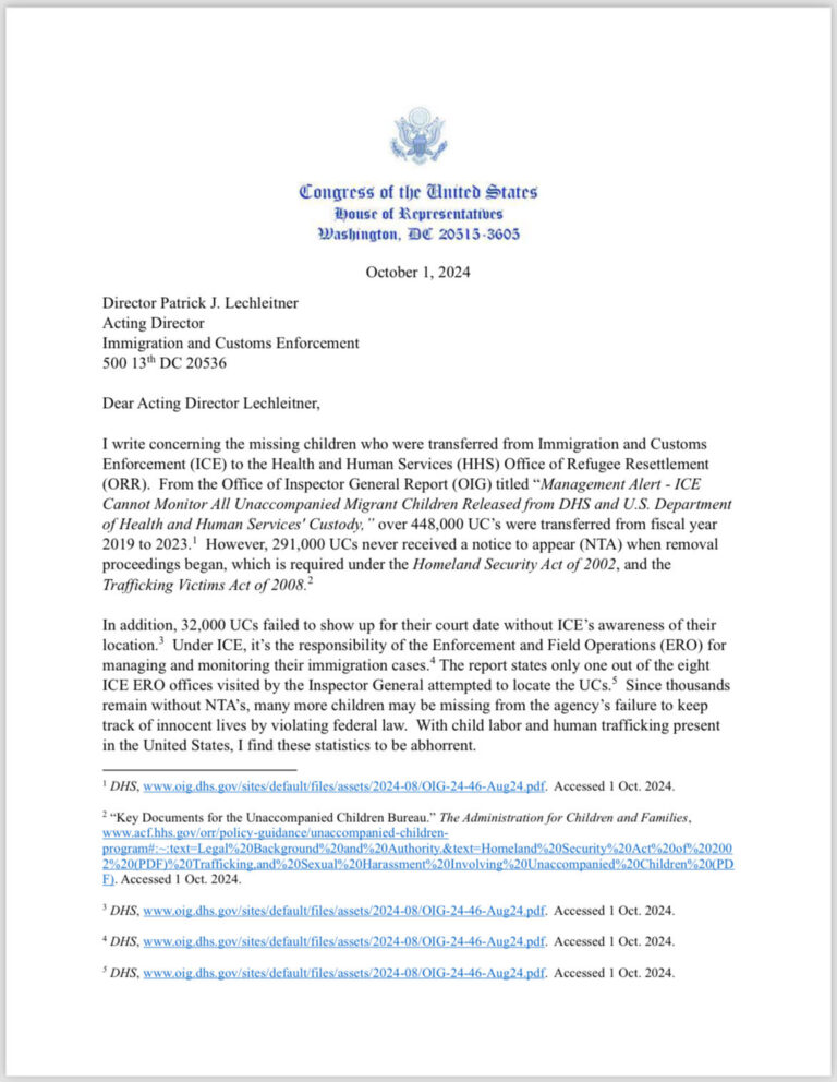 Michael Cloud demands answers from ICE over nearly 300,000 missing ...
