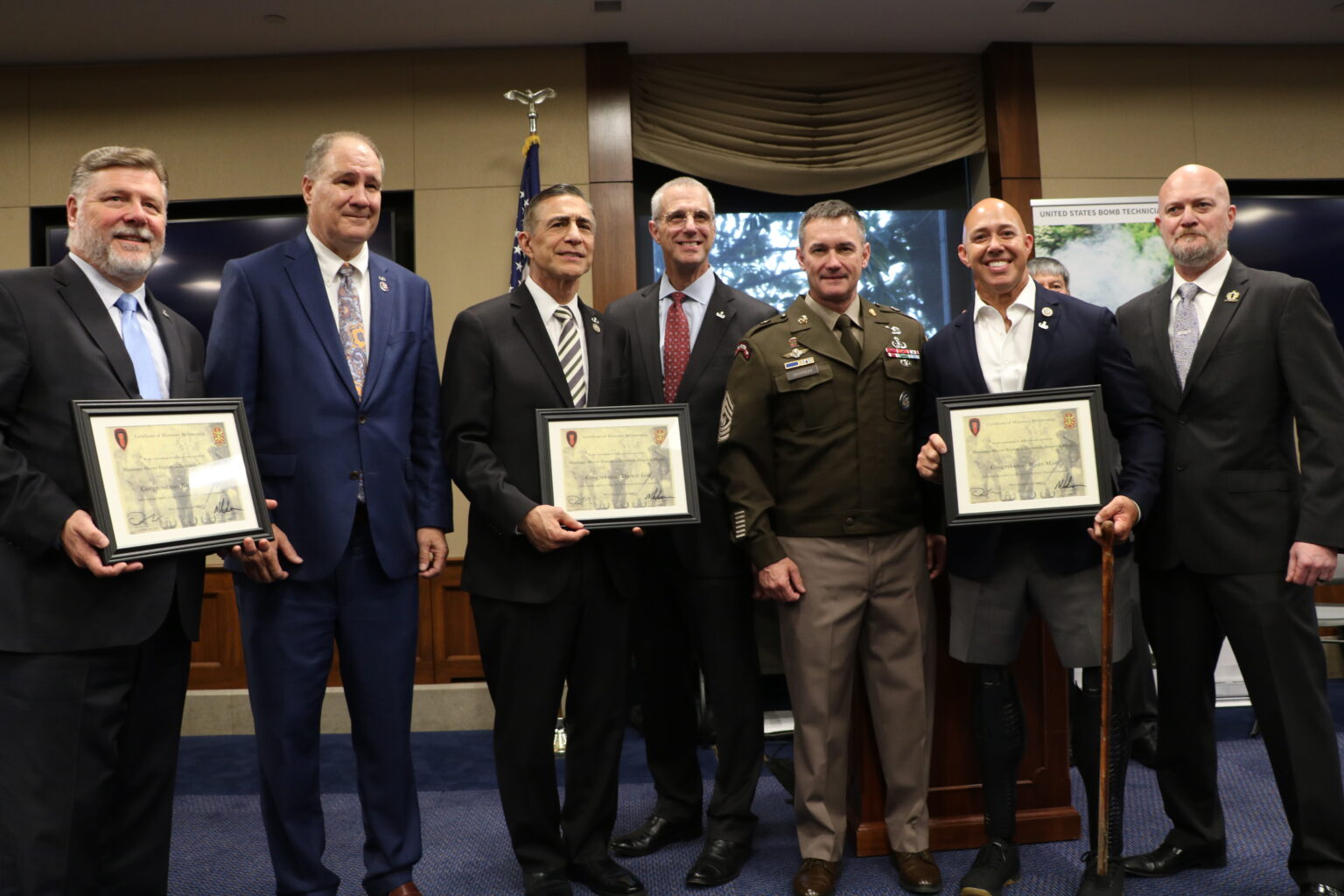 Crawford Receives Honorary “Master Blaster” Award at Annual Bomb Tech Event