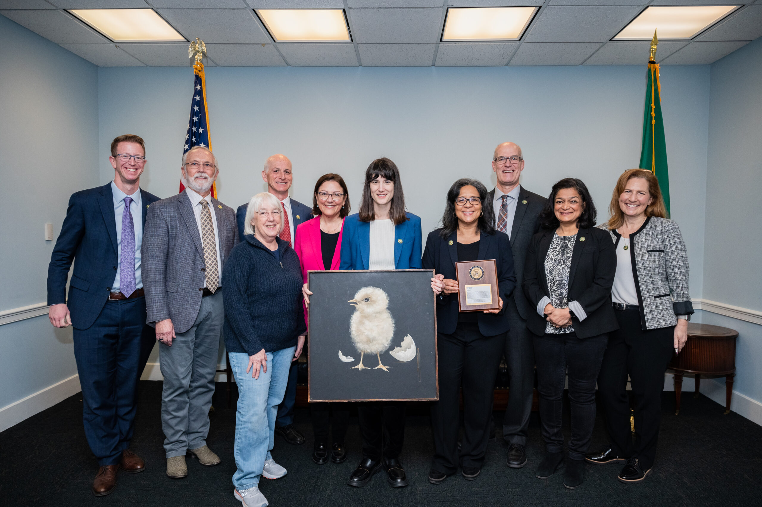 Rep. Gluesenkamp Perez Receives “The Chick”