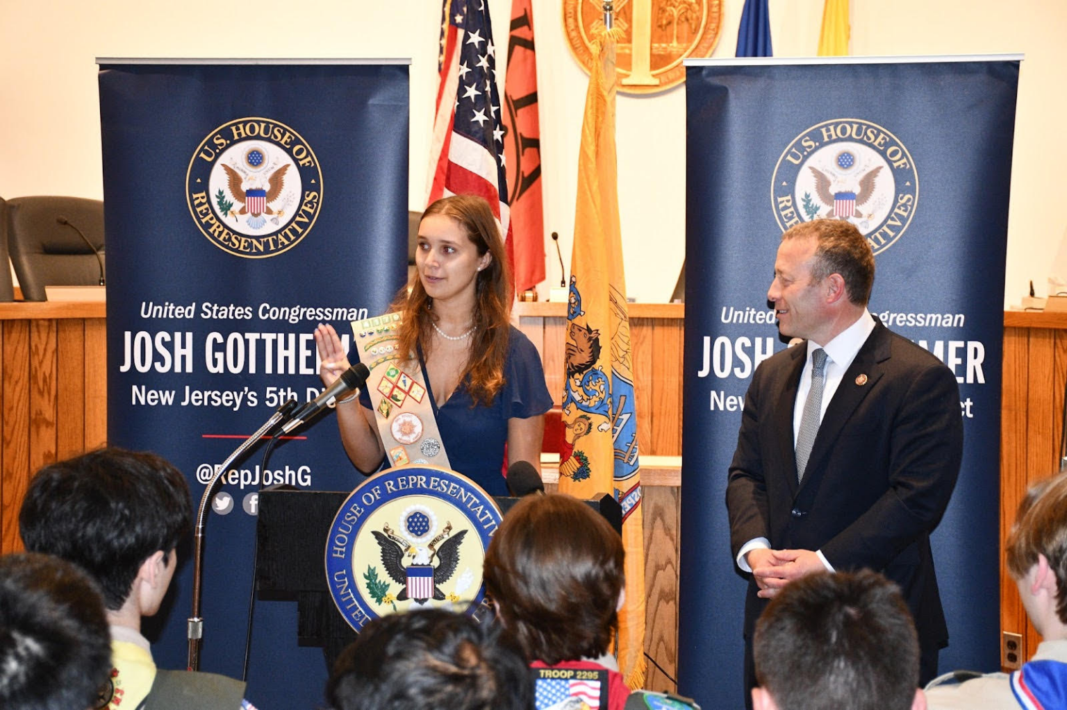 RELEASE: Gottheimer Honors Boy and Girl Scouts Who Achieved Highest Rank
