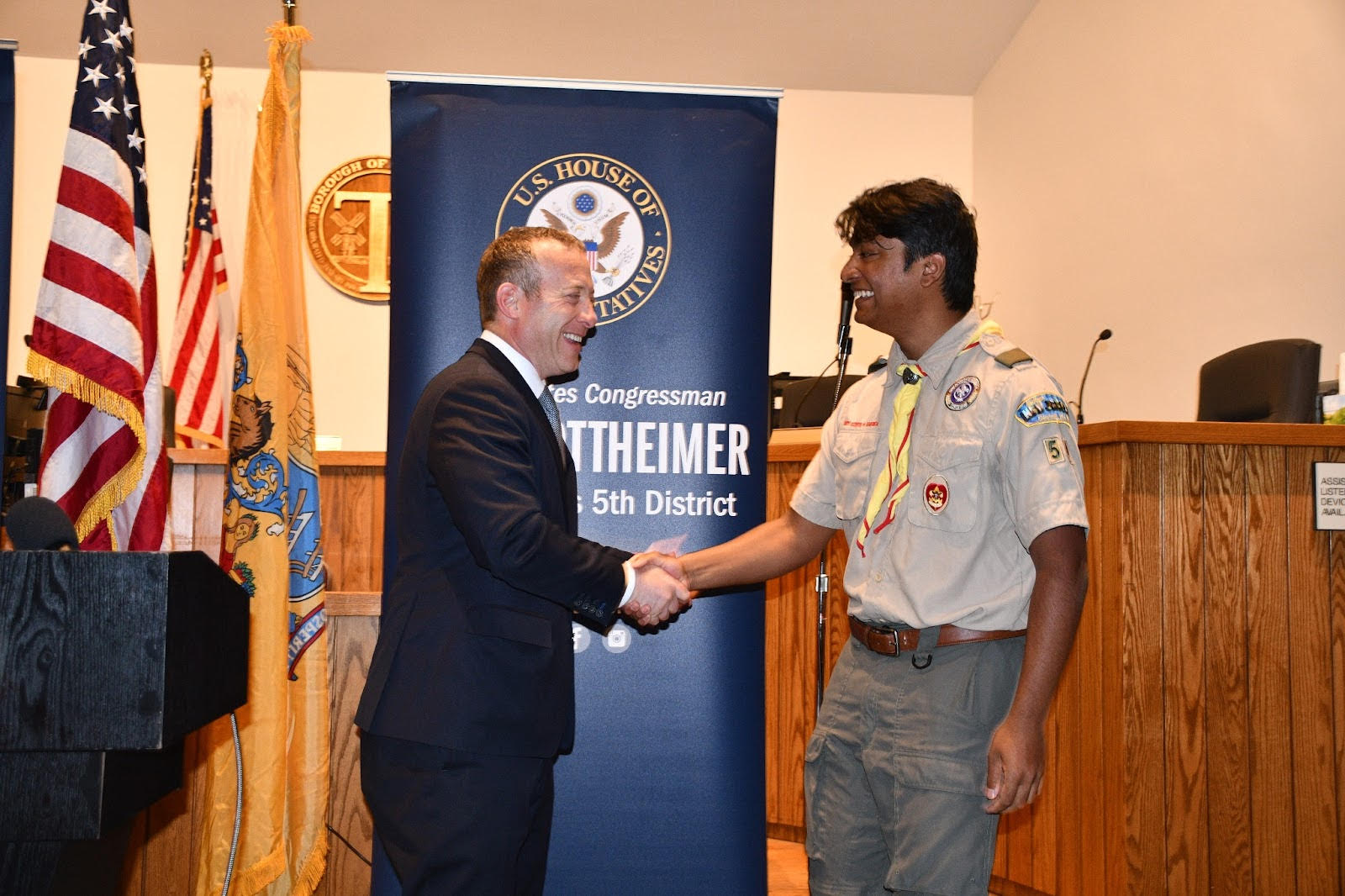 RELEASE: Gottheimer Honors Boy and Girl Scouts Who Achieved Highest Rank