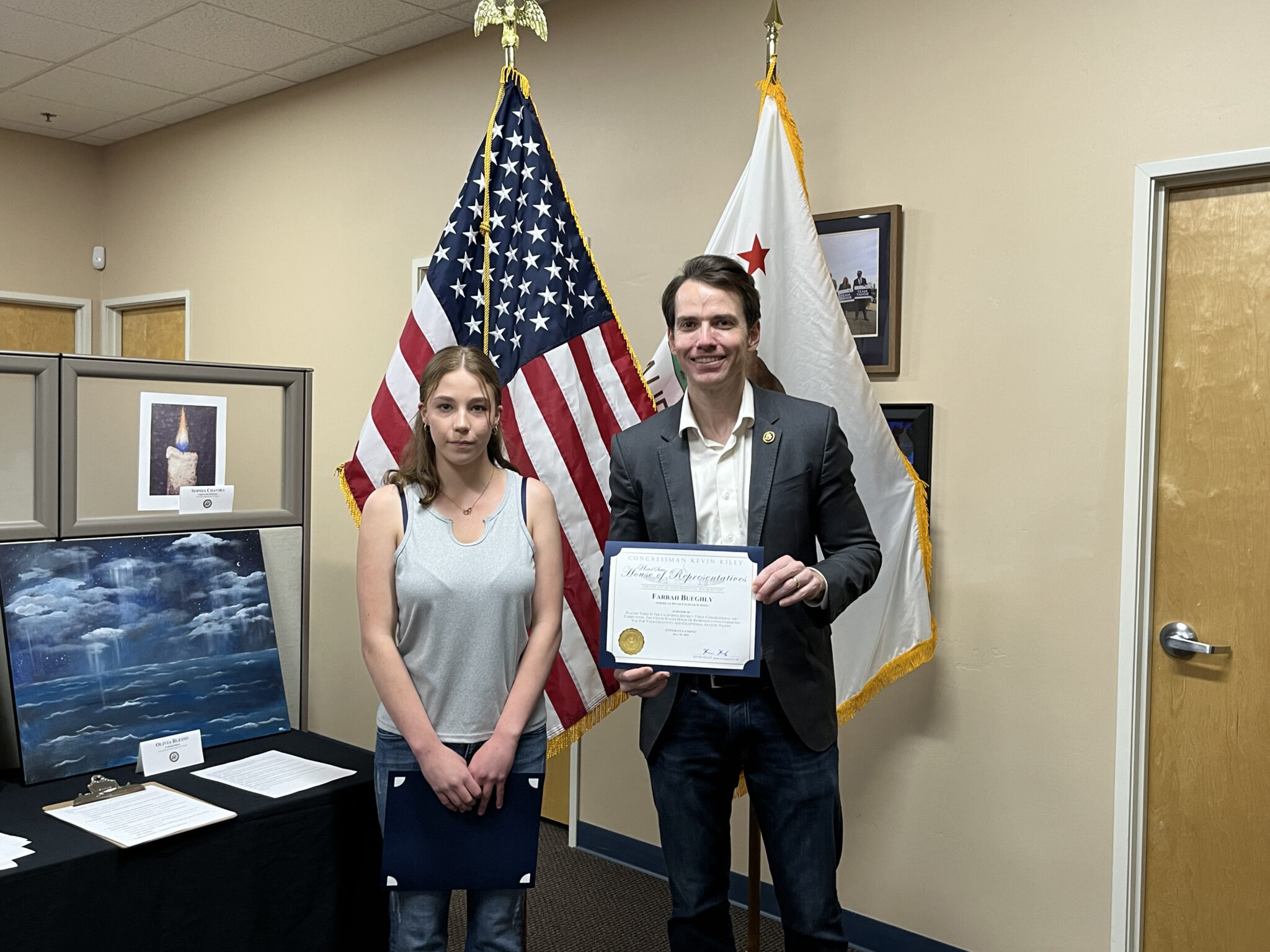 Rep. Kevin Kiley Announces 2025 Congressional Art Competition Winners