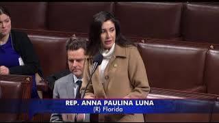 Rep. Luna Torches Warmongering Establishment on the House Floor