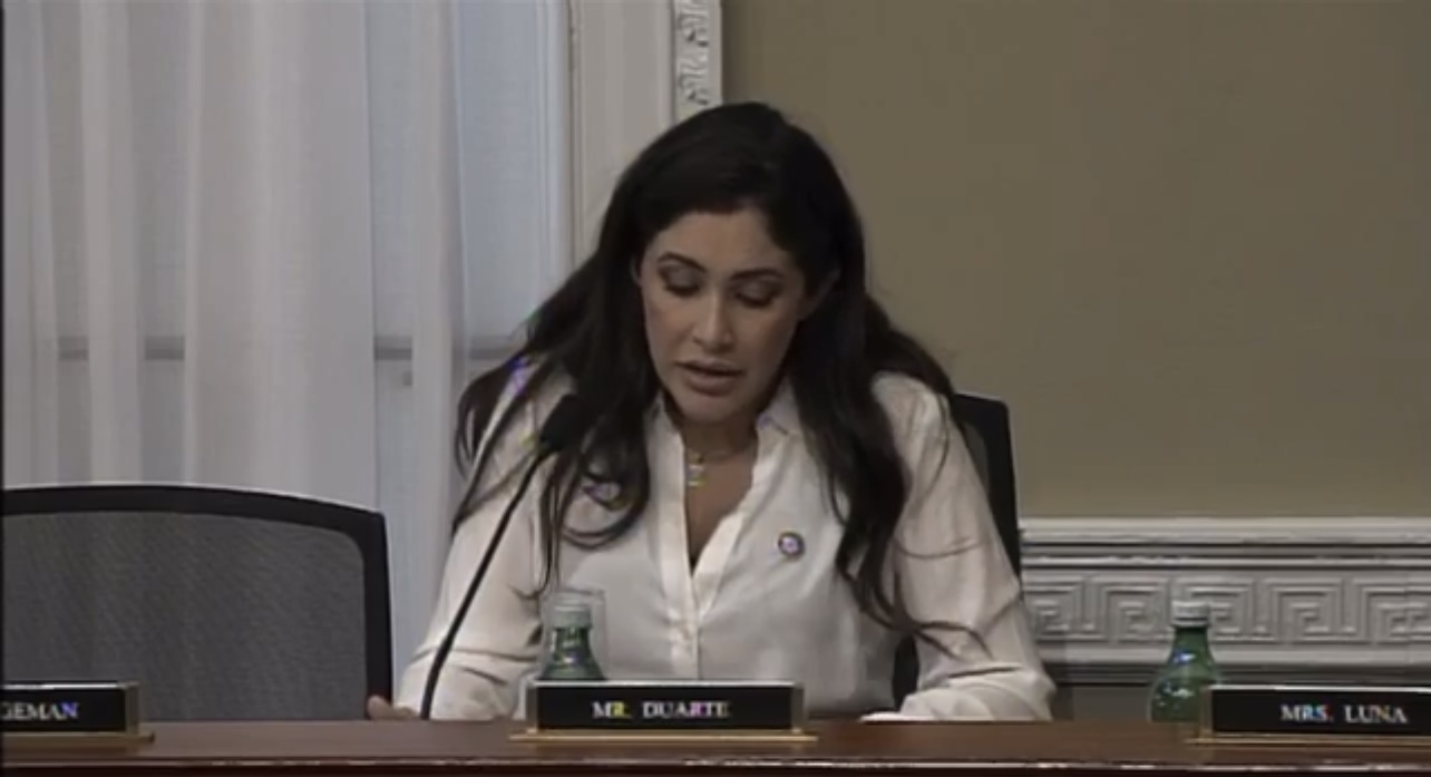 Rep. Luna | Natural Resources Remarks 6/27/23 | Finding Ways Fishing ...