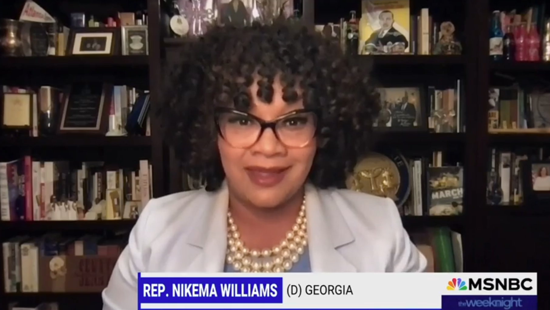 Congresswoman Nikema Williams Joins MSNBC Weeknight to Discuss Voting ...