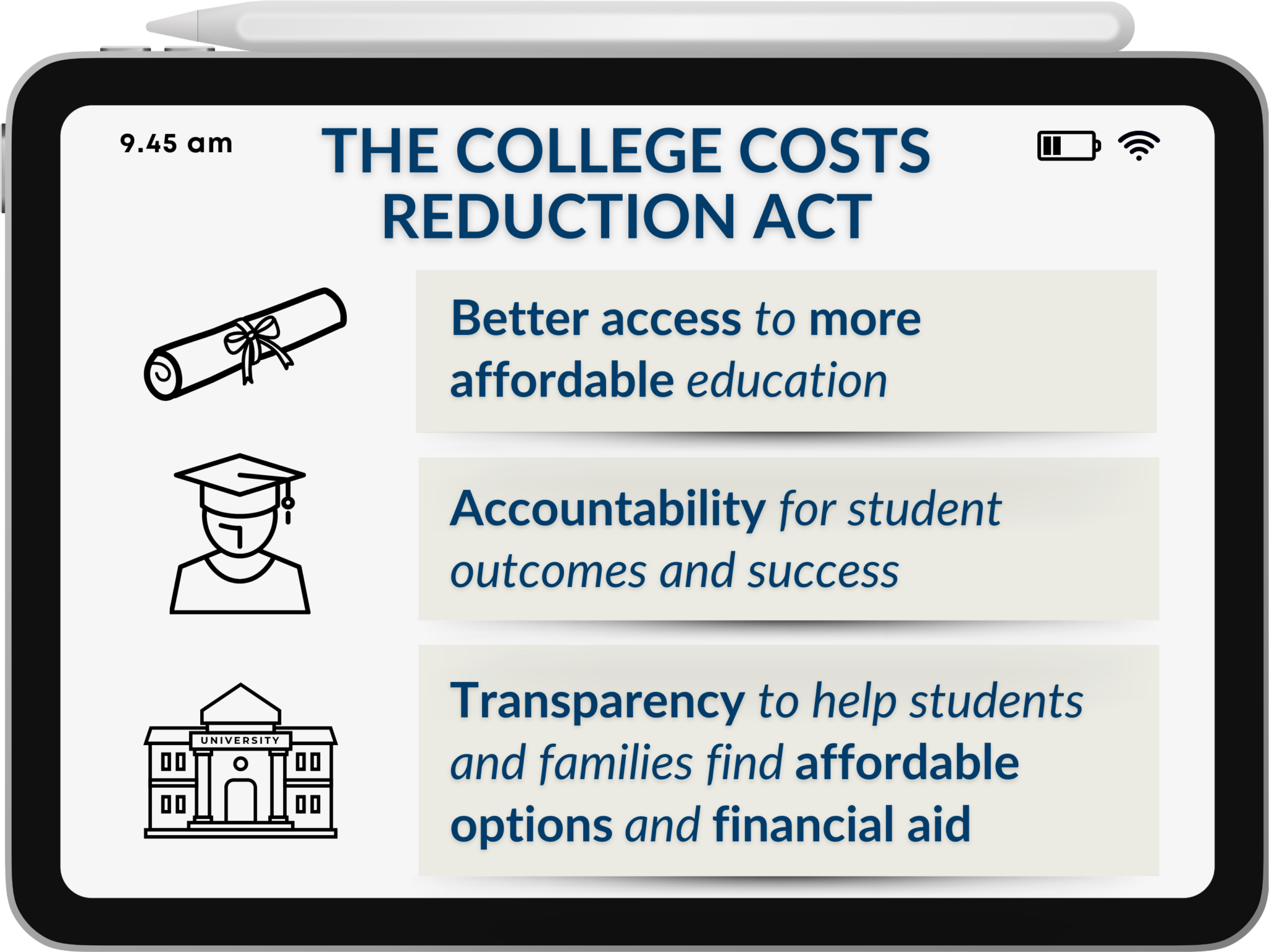 The Education Playbook: Reducing the Cost of College - Burgess Owens