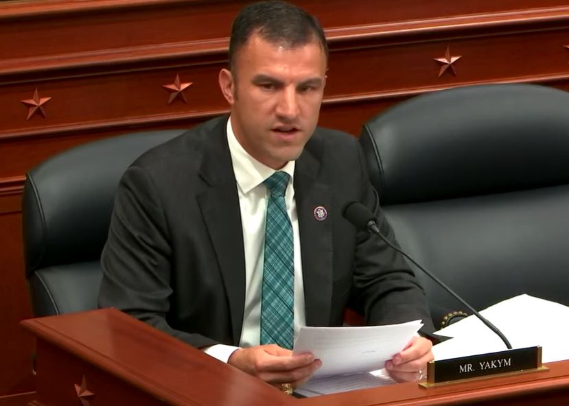 Yakym Votes for Budget Blueprint to Restore Fiscal Responsibility