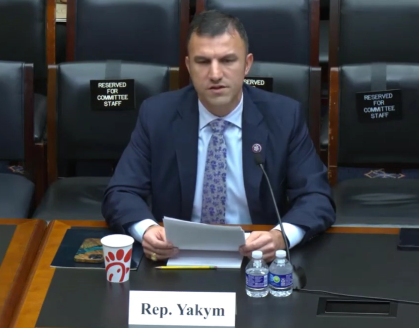 Yakym Speaks Out Against Antisemitism on College Campuses